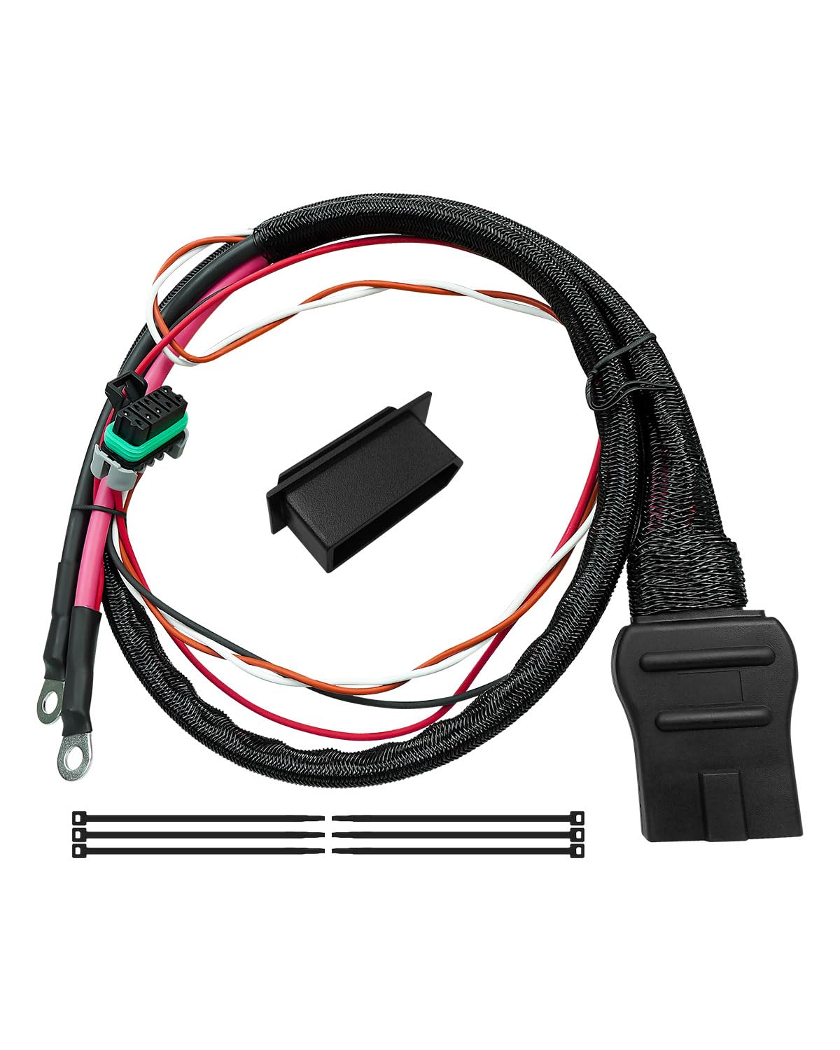 Amazon.com: 4 Pin Plow Side Battery Cable Wire Harness Fit for Western ...