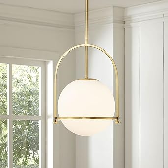 youngrender Modern Pendant Light Fixture Gold Globe Pendant Lighting ...