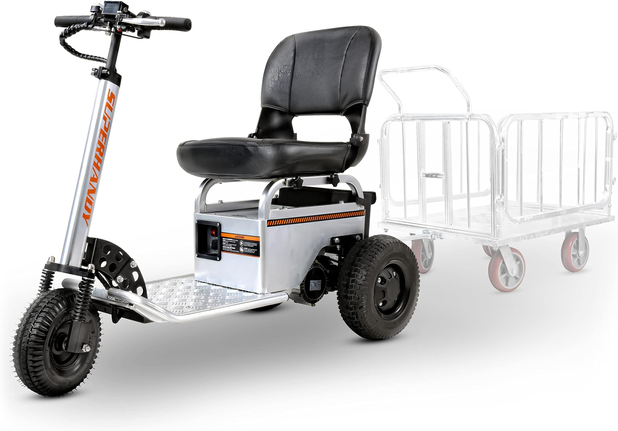 Amazon.com: SuperHandy Electric Tugger Cart with Cargo Trailer [ Bundle ...