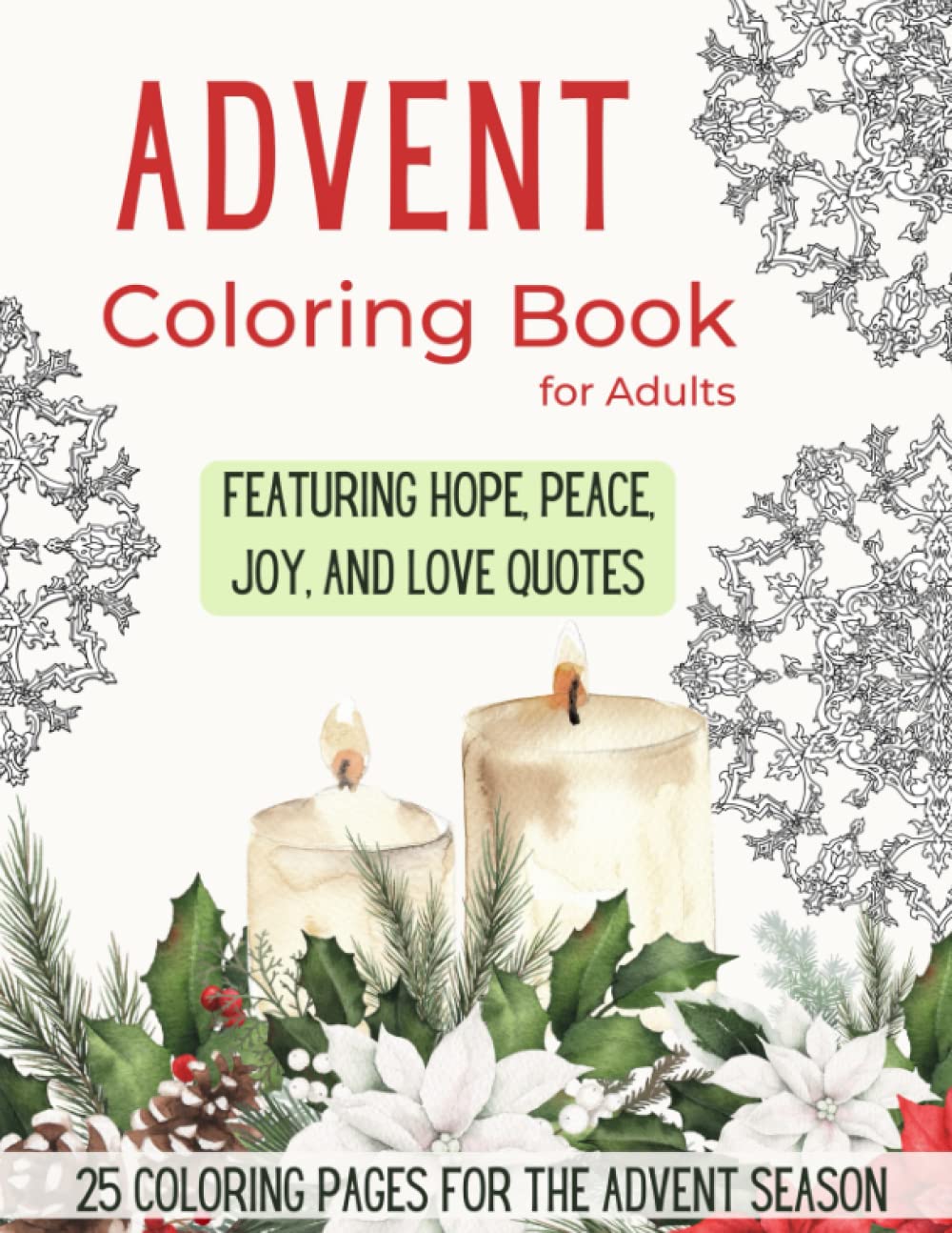 Amazon.com: Advent Coloring Book for Adults: Advent coloring book for ...