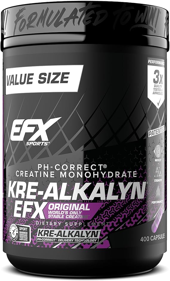 Amazon.com: EFX Sports Kre-Alkalyn EFX | pH Correct Creatine ...