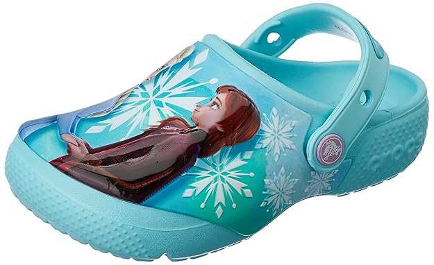 Buy Crocs Girls Funlab Ice Blue Clogs-(207465-4O9)-2 UK (J2) at Amazon.in