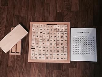 Amazon.com: Elite Montessori Hundred Board Preschool Learning Material ...