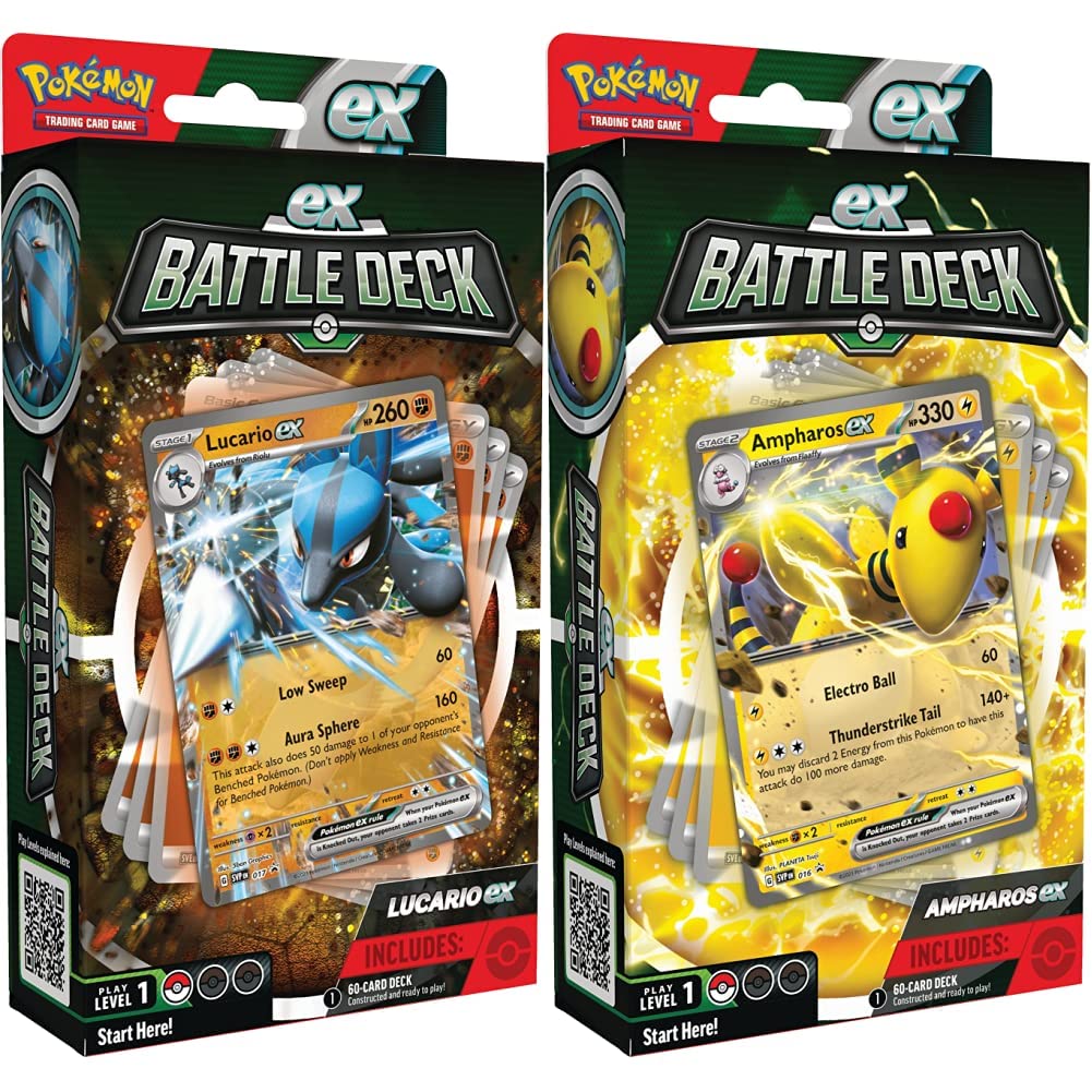Pokémon TCG: Lucario ex Battle Deck (Ready-to-Play 60-Card Deck) & TCG ...