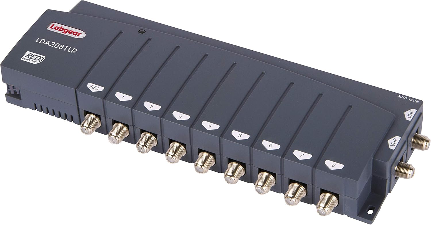 Amazon.com: Labgear LDA2081LR 8-Way Distribution Amplifier : Electronics