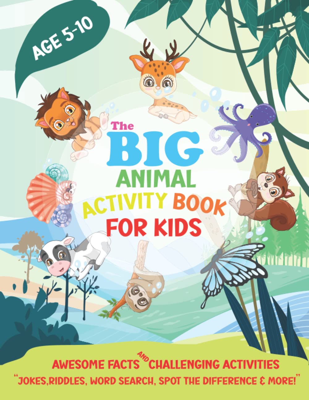 Buy The BIG Animal Activity Book for Kids: Awesome facts and ...