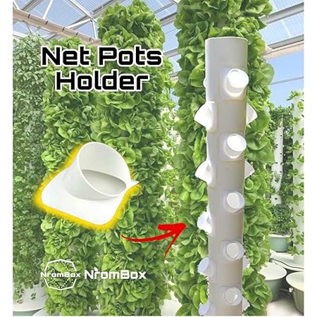 Amazon.com : NROMBOX (27 Pack) of 2-inch Net Pot Holders - Hydroponics ...