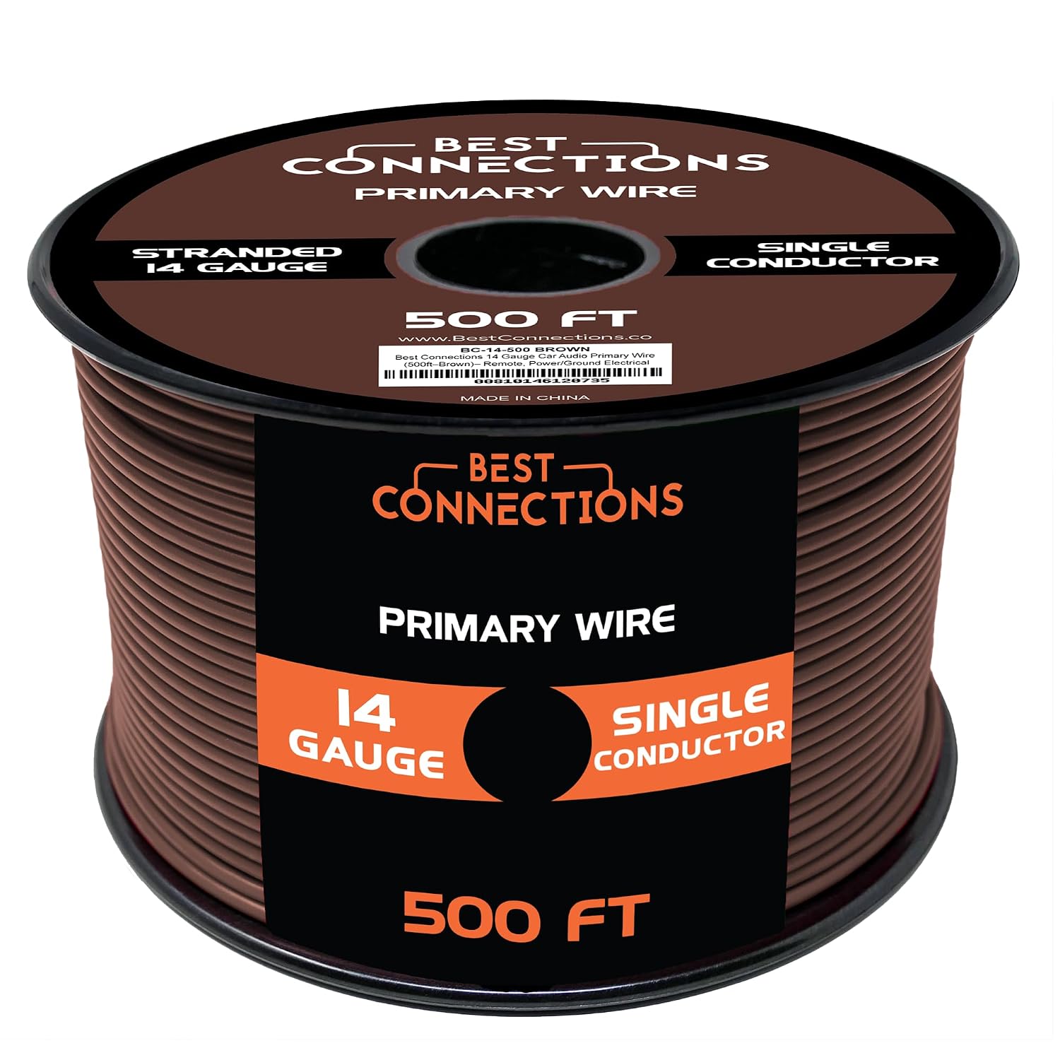 Primary Power Wire 14 Gauge Car Audio Primary Wire – 5 Rolls (500 Ft ...