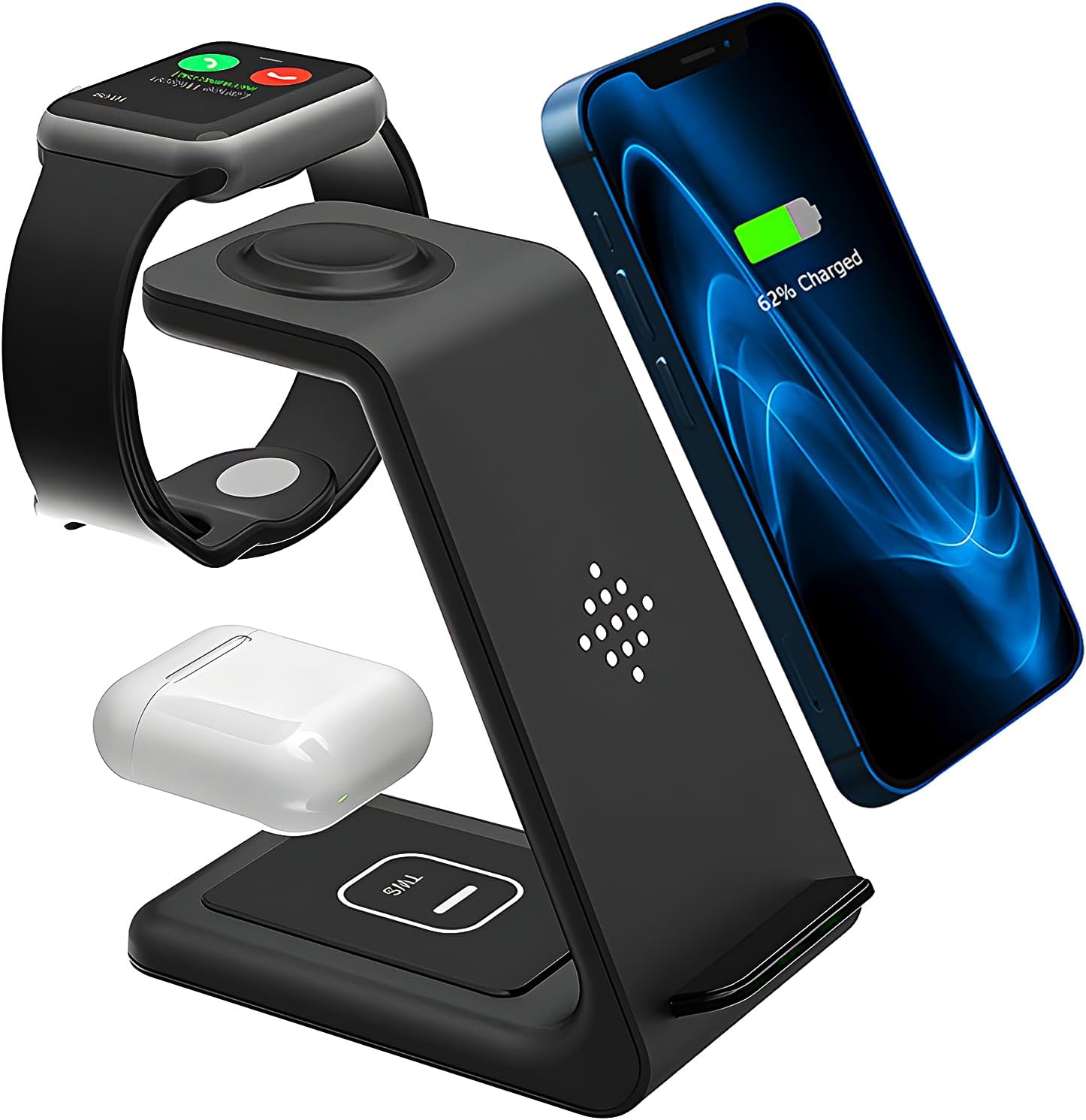 Amazon.com: ADADPU Wireless Charger 3 in 1 - Magnetic Foldable Charger ...