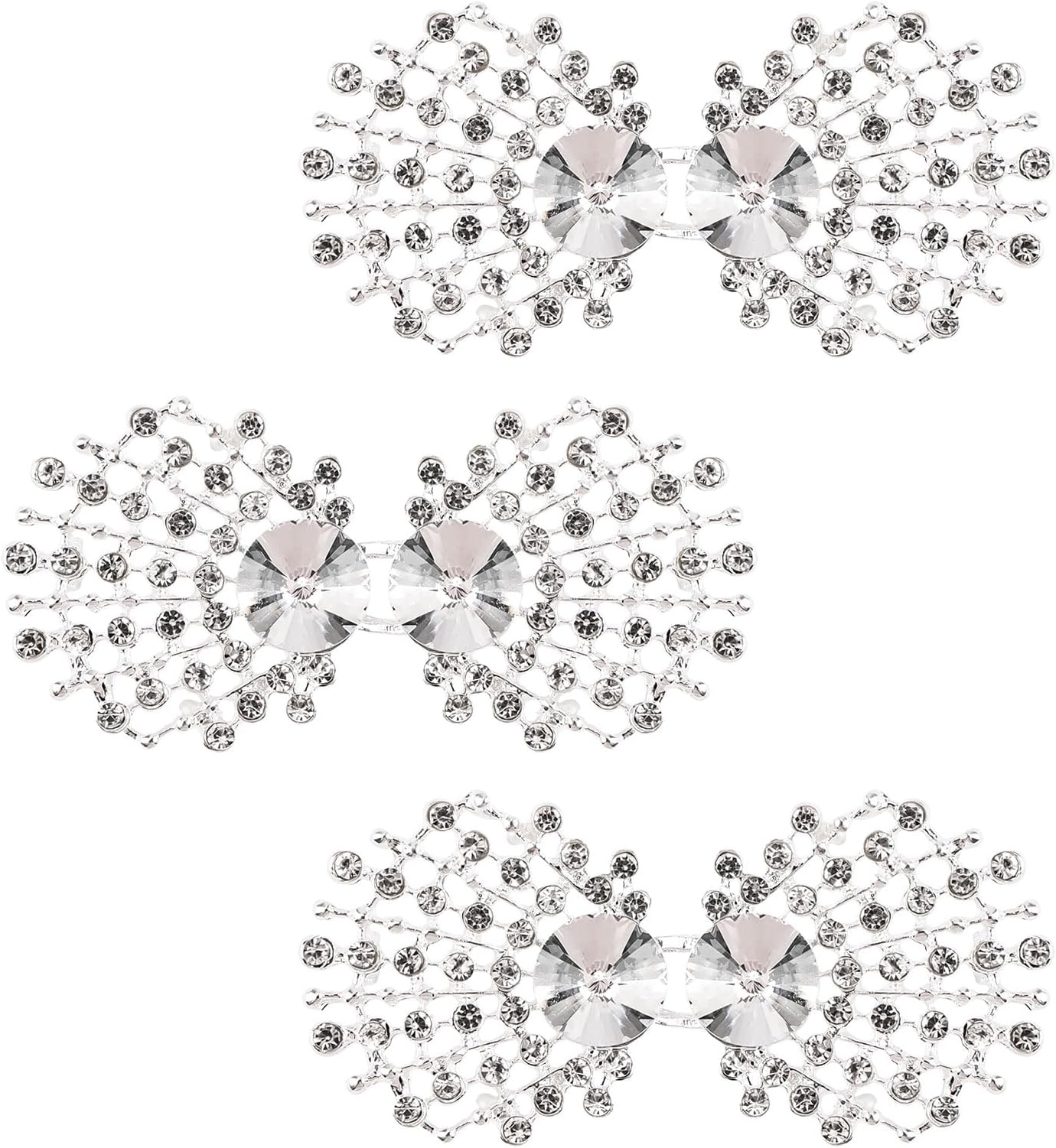 Amazon.com: WANDIC Cloak Clasp Fasteners, 3 Pcs 4.3CM Silver Clips with ...