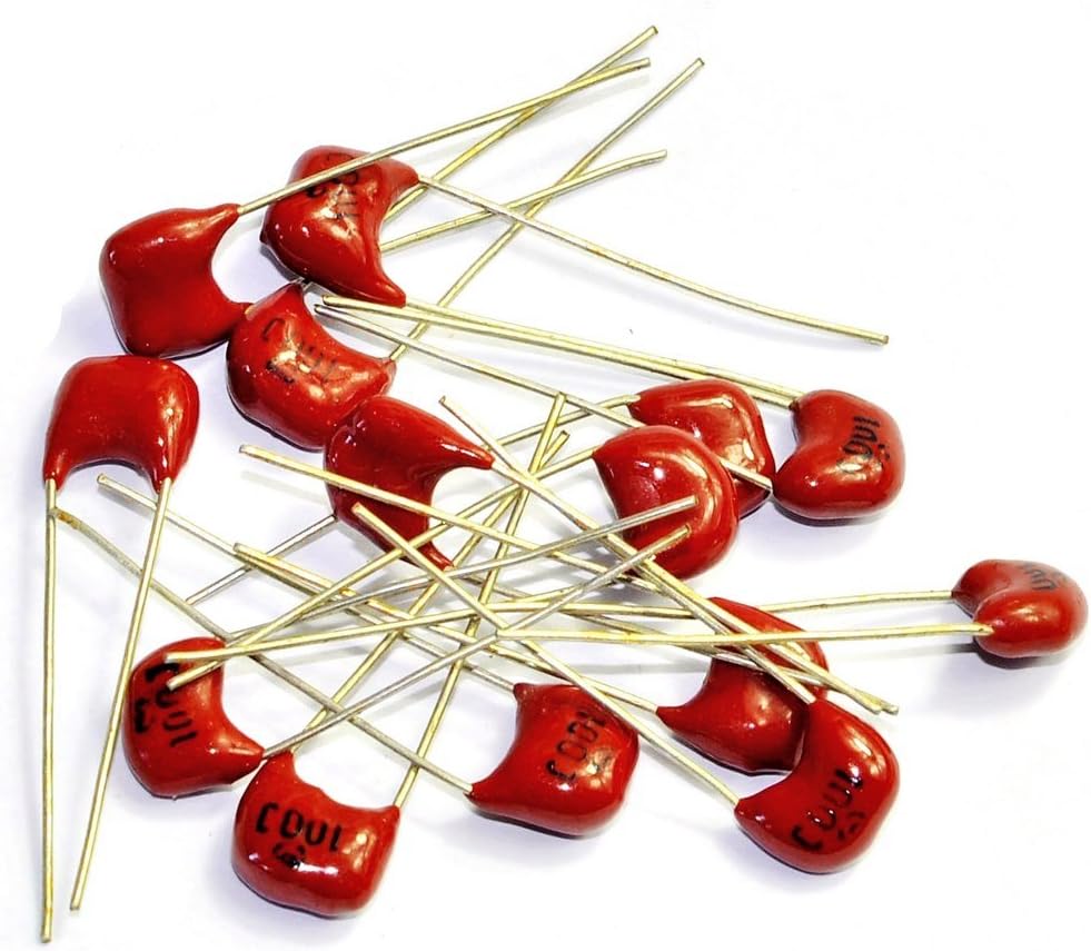Cary 10pcs Silver Film Mica Capacitor 100pf 500v for Hifi Audio Amps Guitar Amp Tone: Amazon.com ...