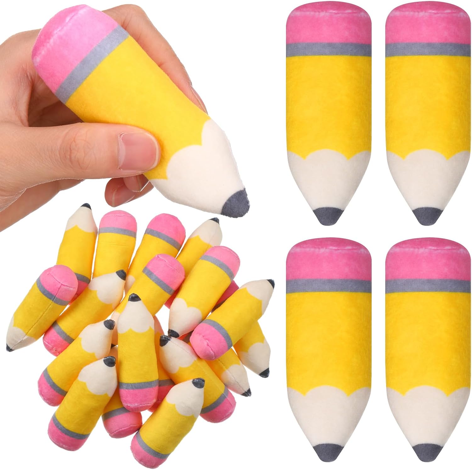 Amazon.com: Leitee 18 Pcs Pencil Decorations for Classroom Cute Mini ...