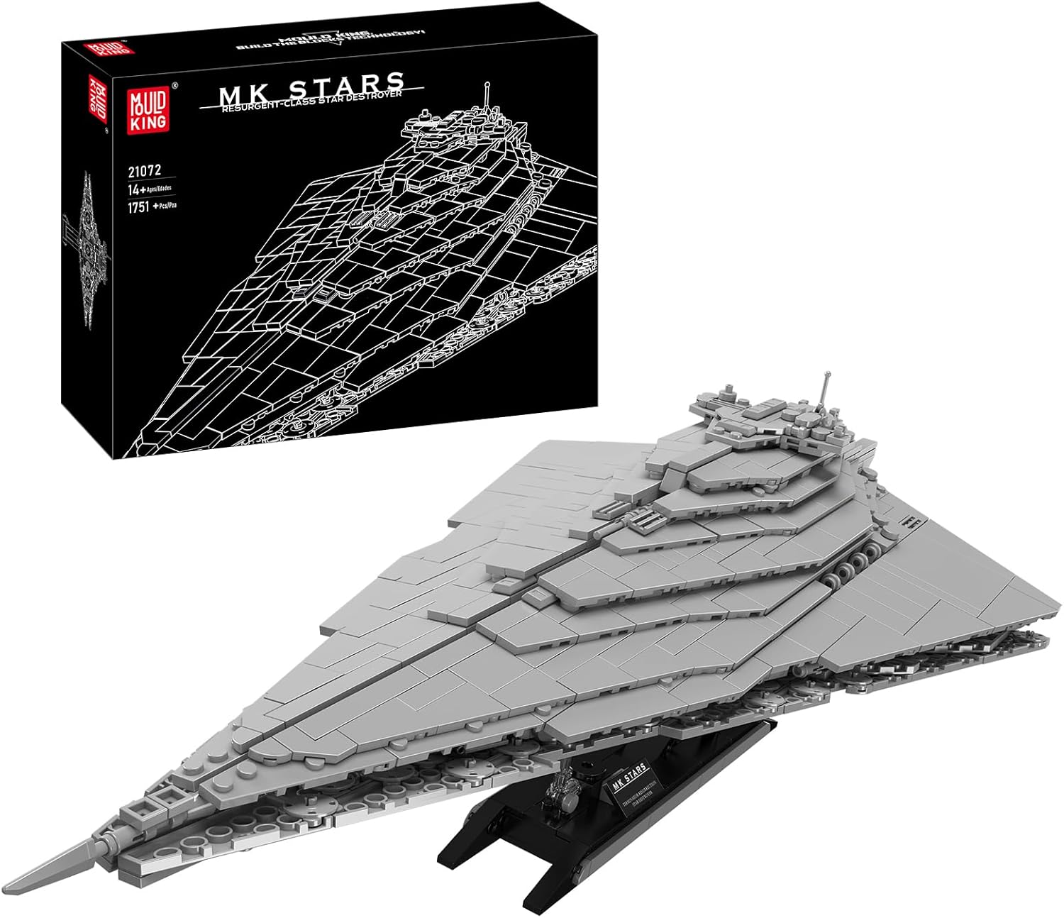 Mould King 21072 MOC Sternenzerstörer Modell, Executor-Class Star ...