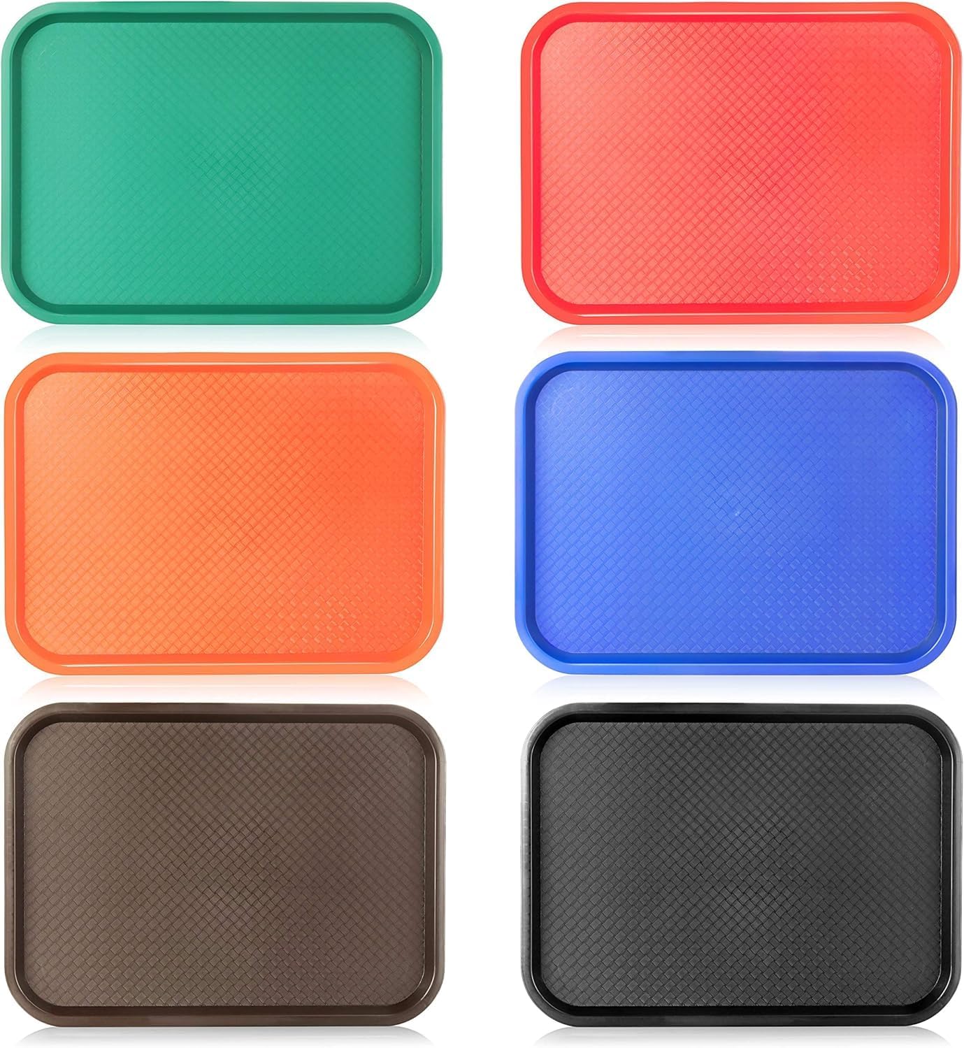 Amazon.com: Lyellfe 10 Pack Plastic Art Trays, Stackable Activity ...