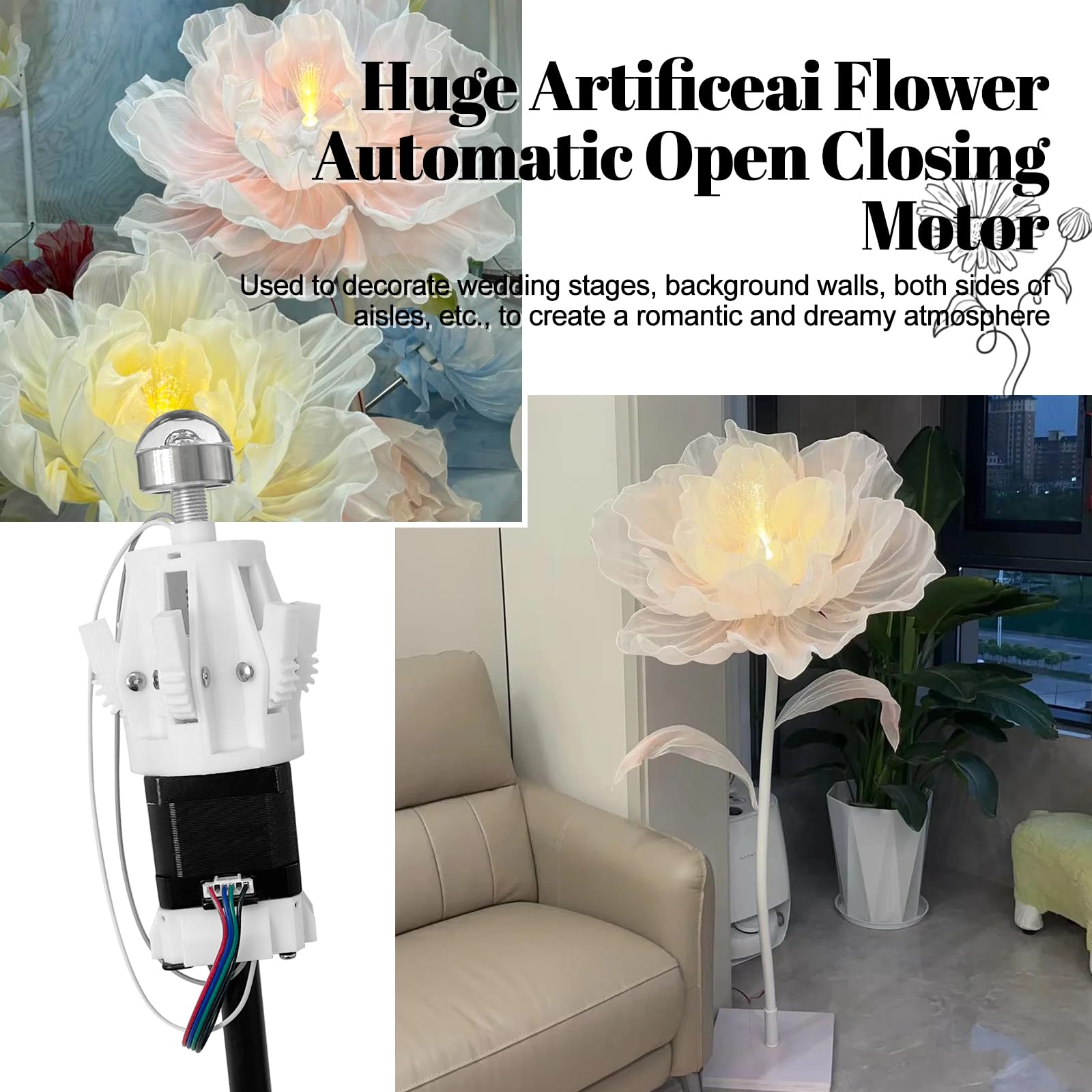 Snapklik.com : Artificial Flower Control,Mechanical Flowers Automatic ...