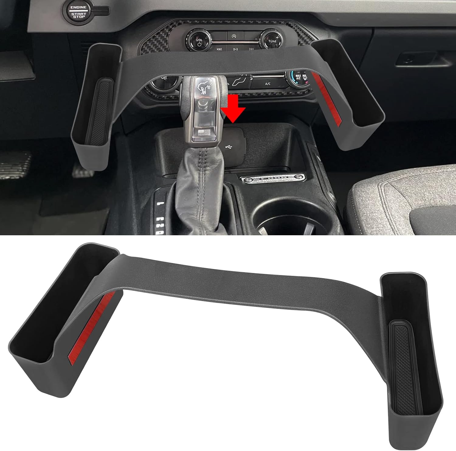 TTCR-II Compatible with Ford Bronco Center Console Organizer, for ...