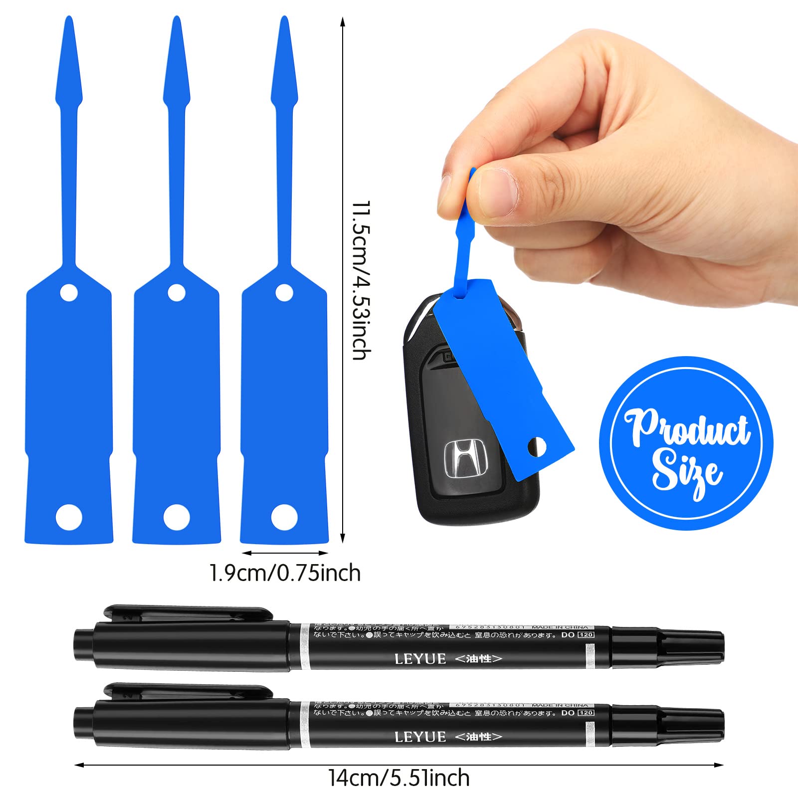 Snapklik.com : Woanger 2000 Pieces Self Locking Arrow Key Tags Car Key ...