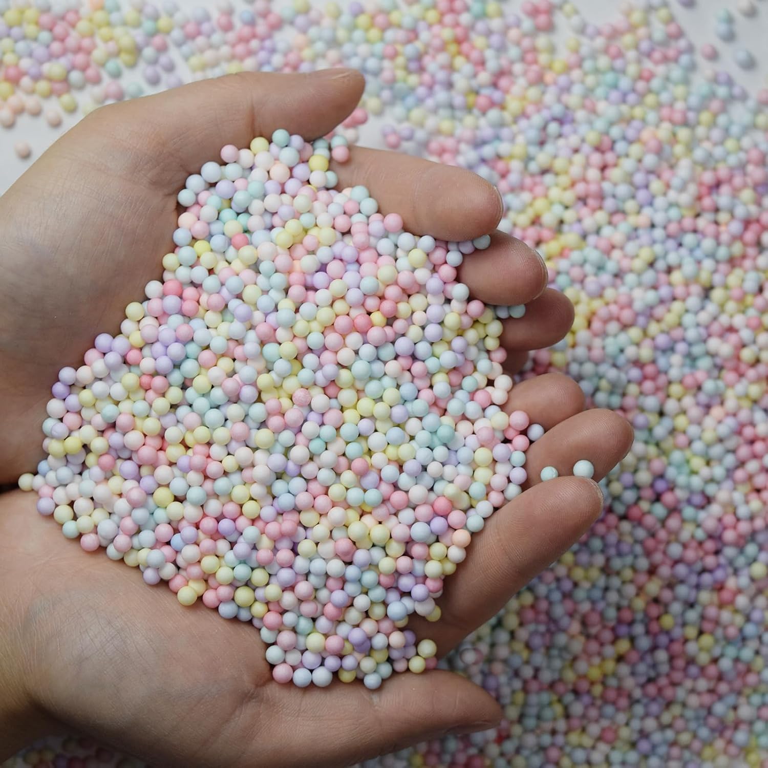 Amazon.com: FOONEA 80000 Pieces Foam Balls Slime Supplies - Colorful ...