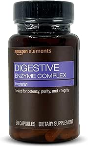 Amazon.com: Amazon Elements Digestive Enzyme Complex Capsule, Supports ...