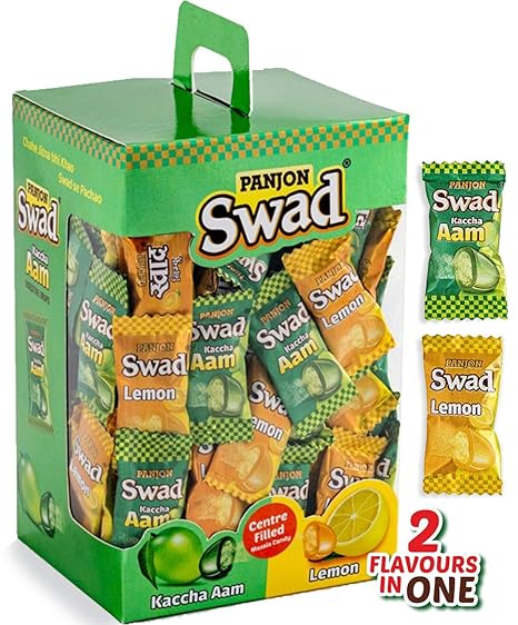Swad Candy Gift Box, Kaccha Aam and Lemon, 520g : Amazon.in: Grocery ...