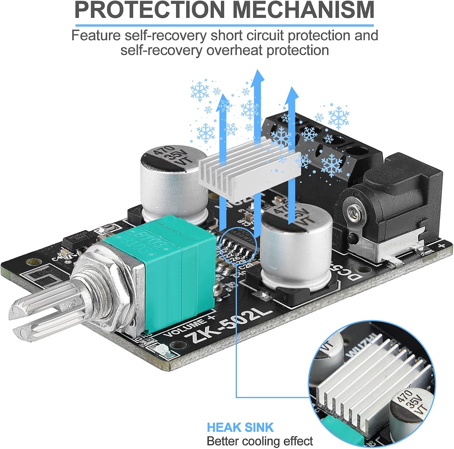 Compact Bluetooth Amplifier Board - 2X50W Mini Audio Guam | Ubuy