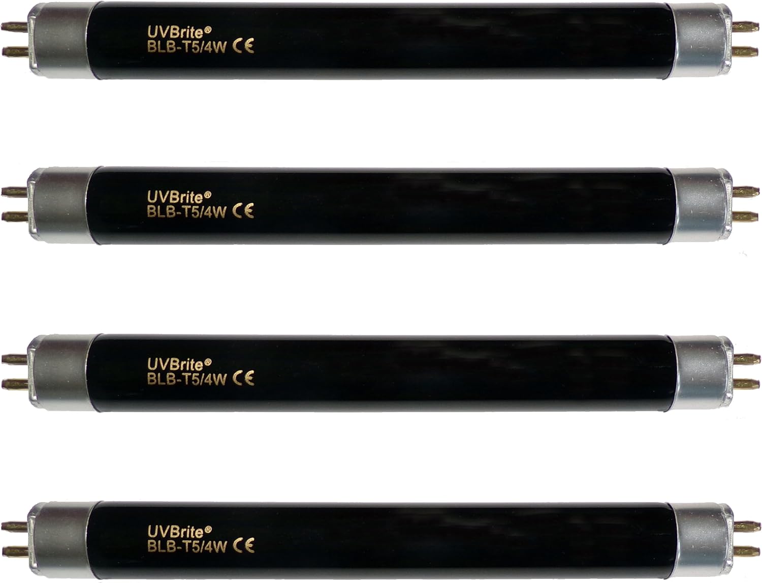 UVBrite® 4-Pack BLB-T5/4W Blacklight Bulb for UV Bank Note Checker ...
