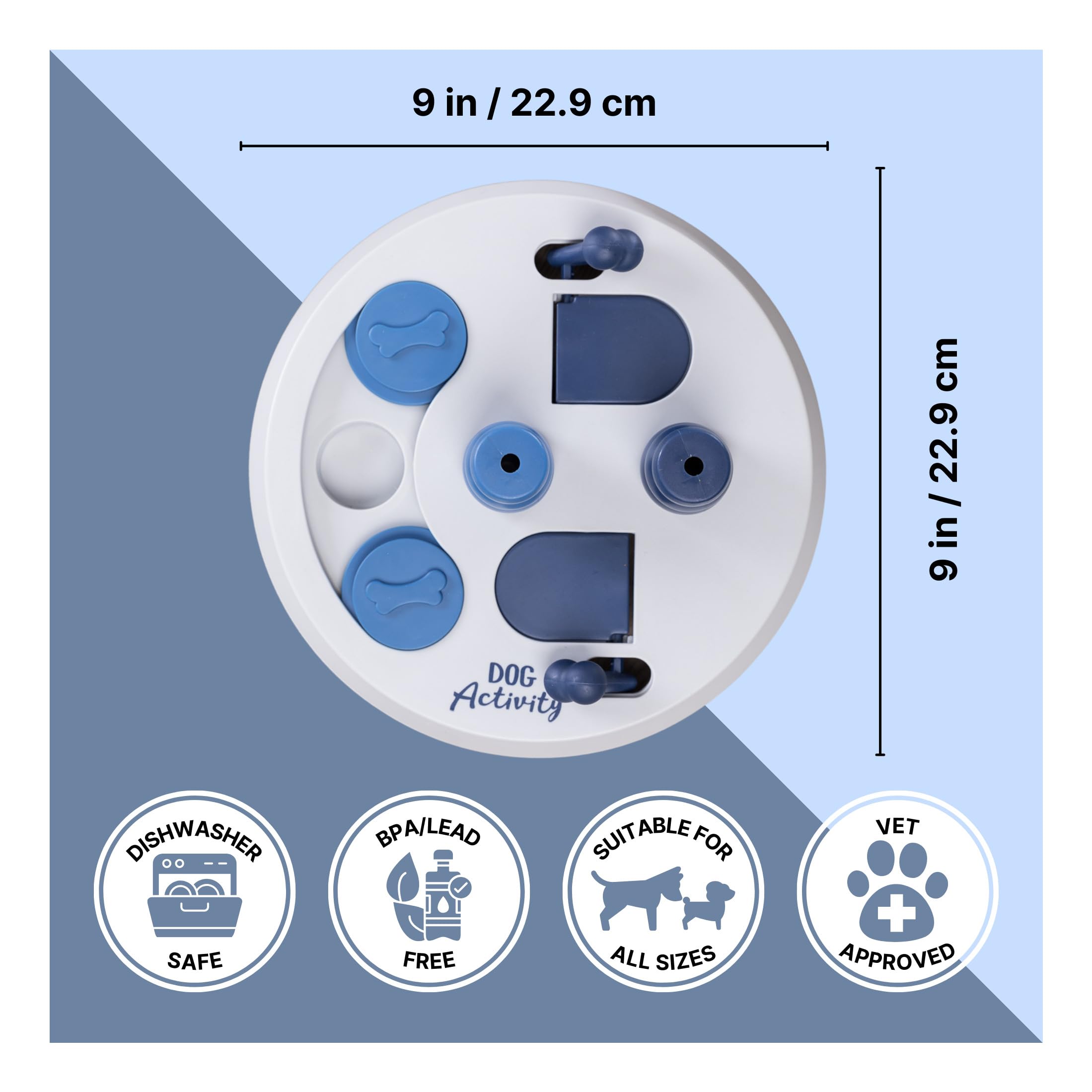 Snapklik.com : Flip Board Strategy Game, Intermediate Dog Puzzle Toy ...