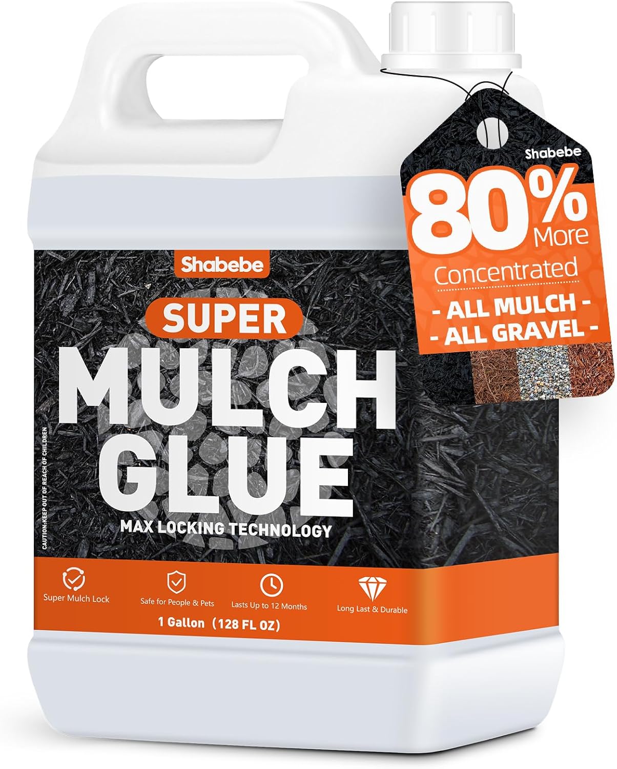 Amazon.com : Mulch Glue for Landscaping, 1Gallon Rock Glue, Fast-Dry ...
