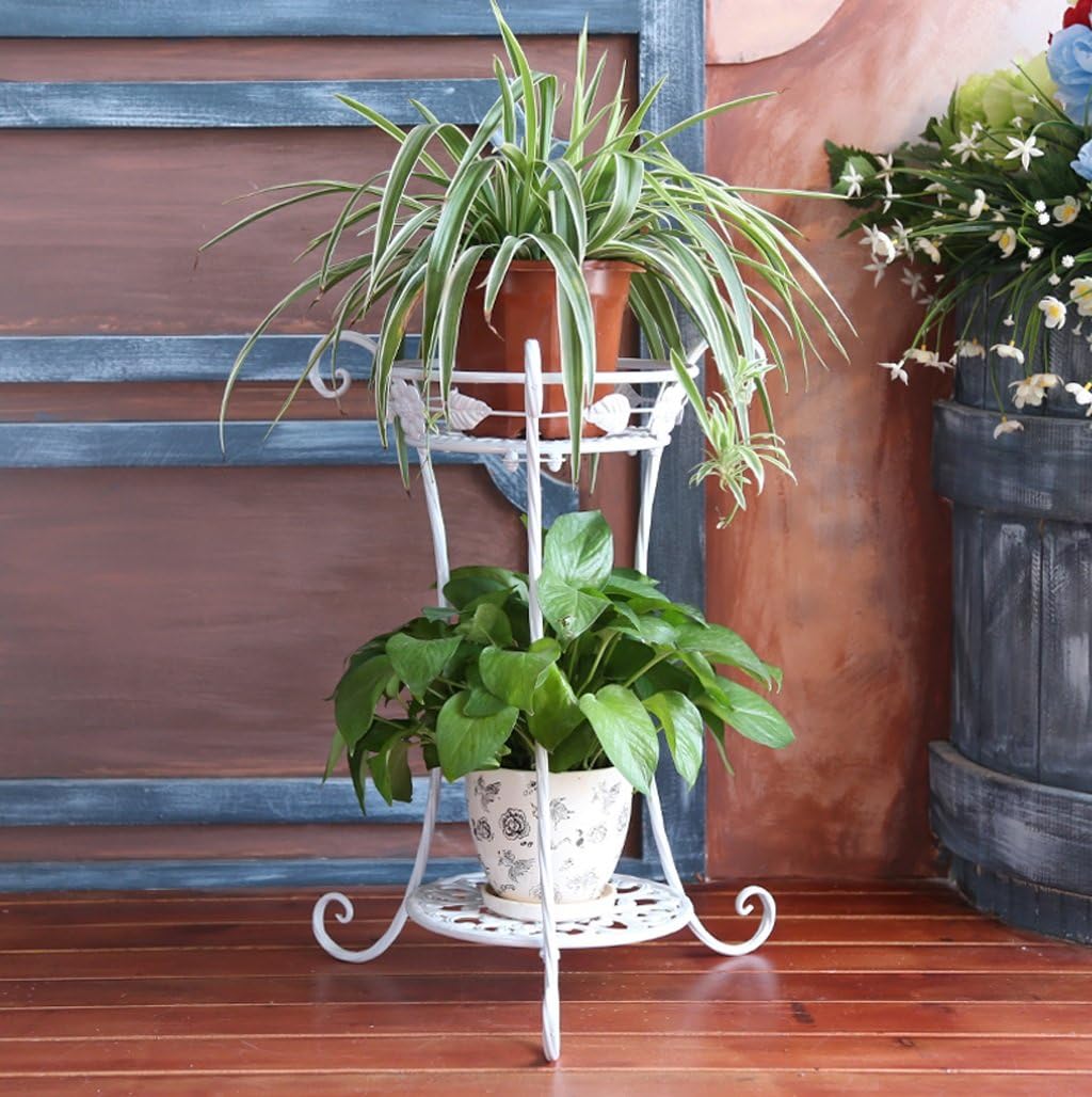 Amazon.com : Metal Flower Racks Plant Display Stand Multi-storey Living ...