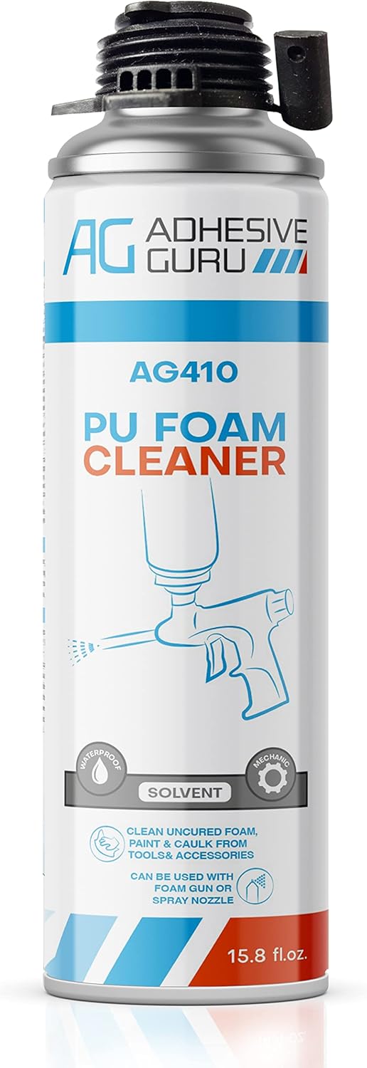 Amazon.com: Adhesive Guru Spray Foam Gun Cleaner 15,8 oz, Expanding ...