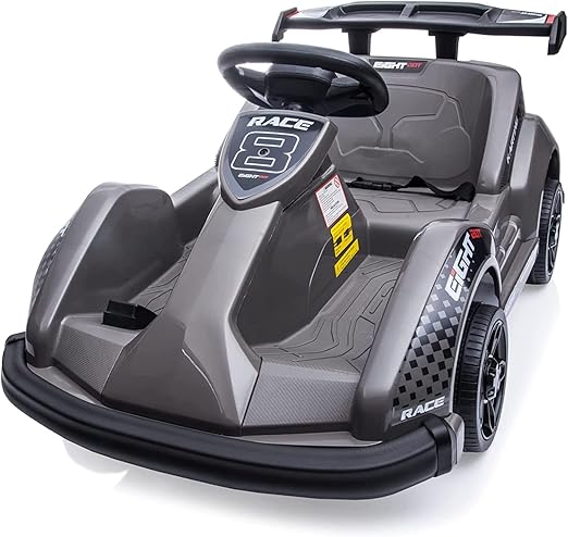 Amazon.com: HONEY JOY Electric Go Kart, 6V Battery Powered Ride On ...