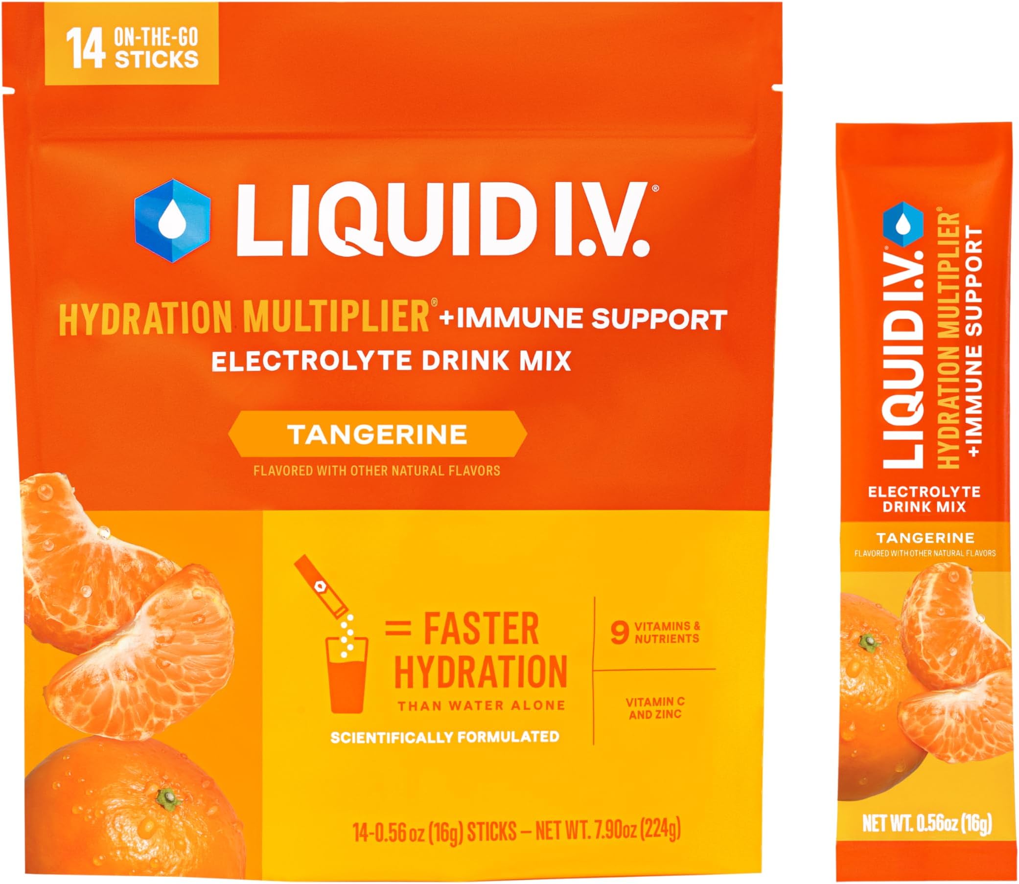 Amazon.com: Liquid I.V.® Hydration Multiplier +Immune Support ...