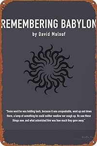 Amazon.com : Remembering Babylon Poster Vintage Tin Sign Unique Metal ...