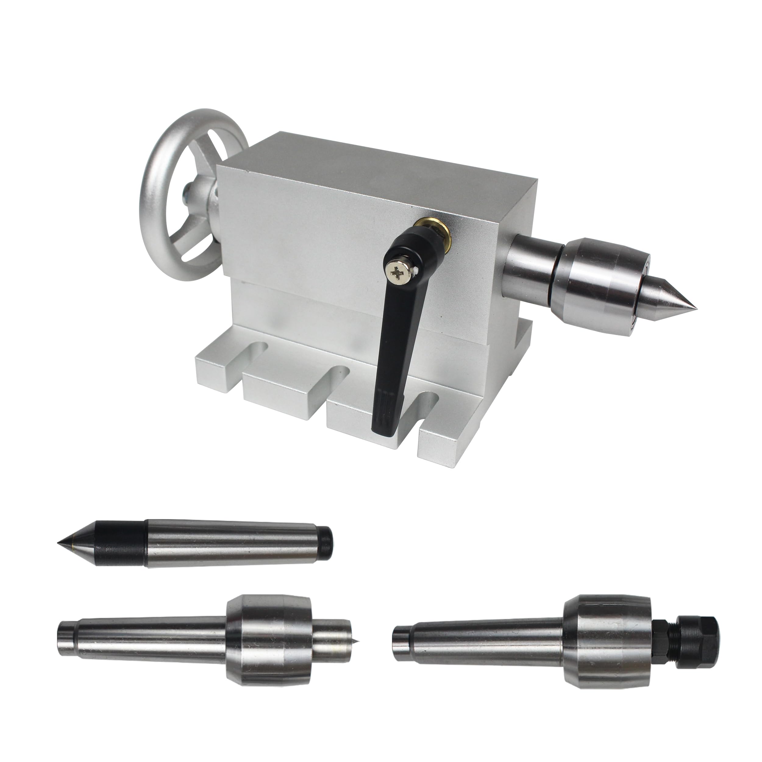 Buy 65mm MT2 Lathe Center Tailstock Morse Taper 2 Live Center Movable ...