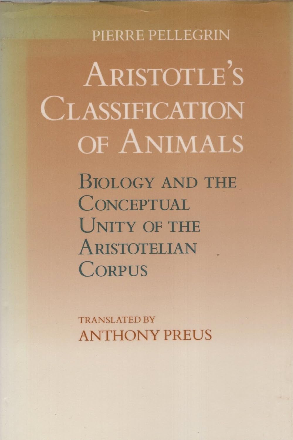 Amazon.com: Aristotle's Classification of Animals: Biology and ...