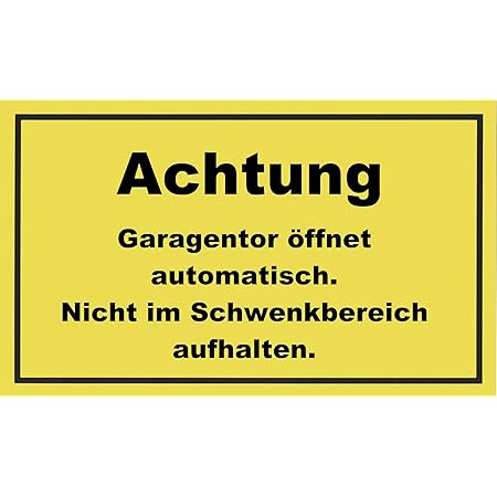 Melis Folienwerkstatt Schild Automatisches Tor Bitte Nicht drücken ...