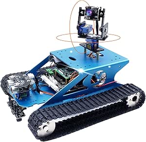 Amazon.com: Yahboom AI Robot Kit Tank Chassis for Raspberry Pi 4B ...
