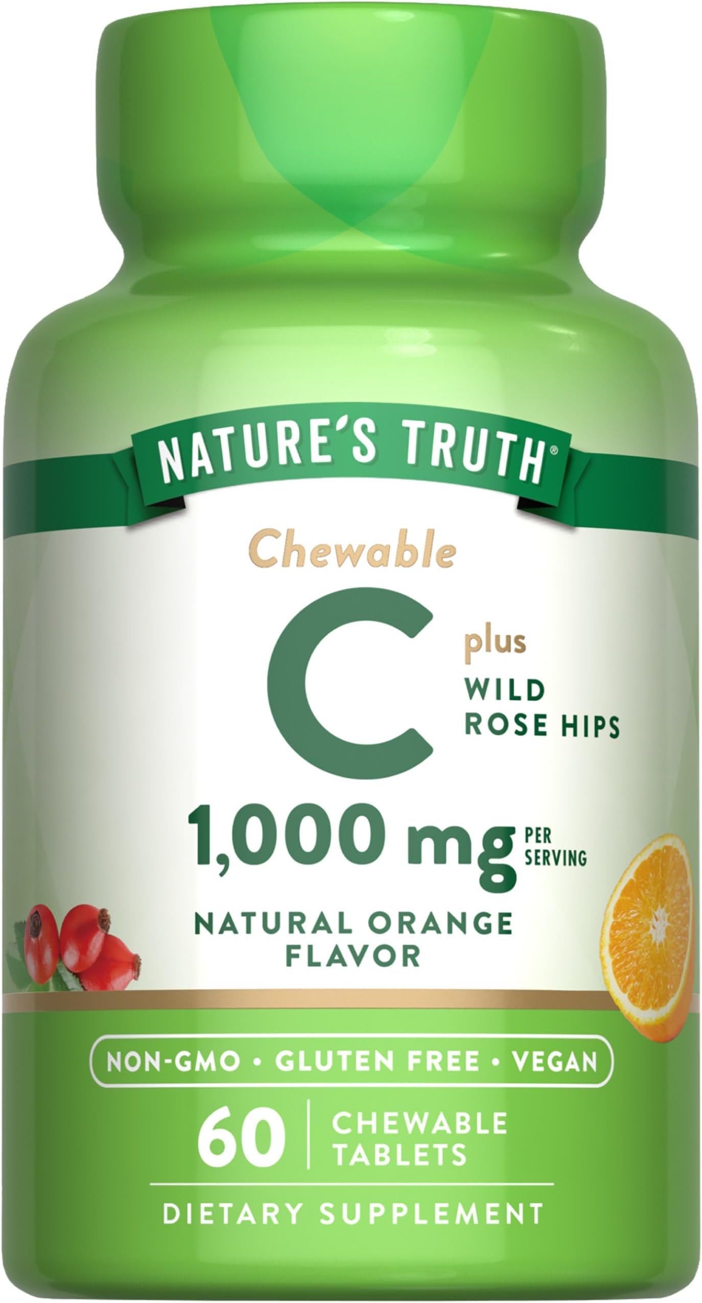 Amazon.com: Carlyle Vitamin C Chewables | 1000mg | 180 Tablets ...