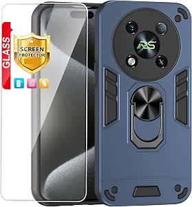 Amazon.com: vbsyuwsa Compatible with itel RS4 4G Case,Tempered Glass ...