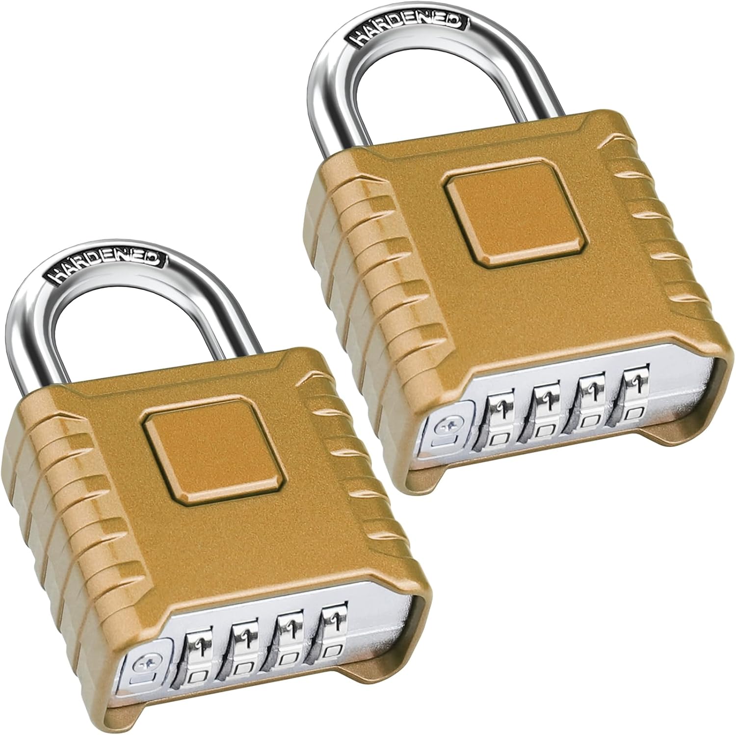 Pacote com 2 cadeados de combinação resistente, cadeado grande para ...