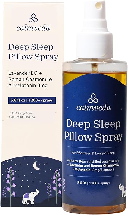 Amazon.com: Lavender Pillow Spray for Sleeping - with 3mg Melatonin ...