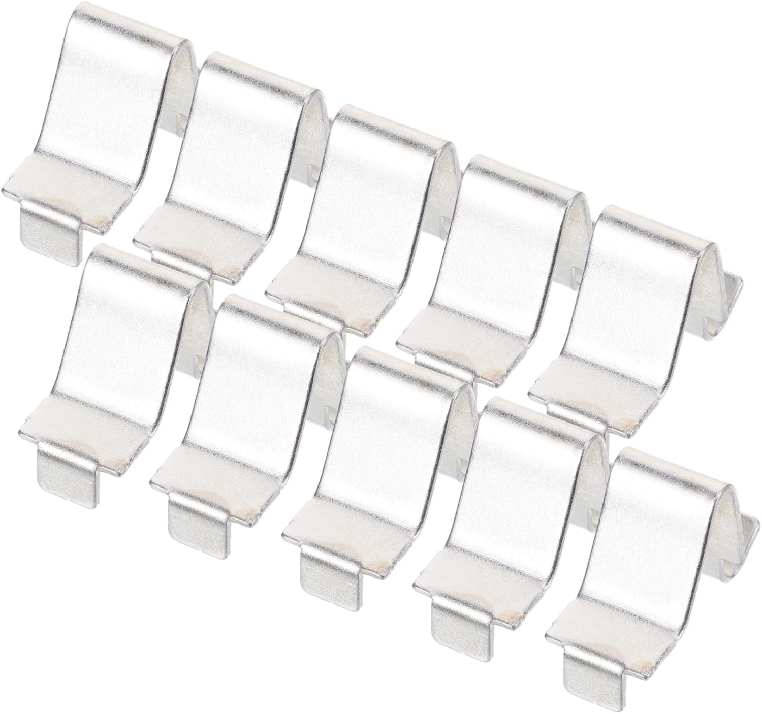 Amazon.com: Homoyoyo 12pcs Partition Buckle Iron Pilaster Clips Wire ...