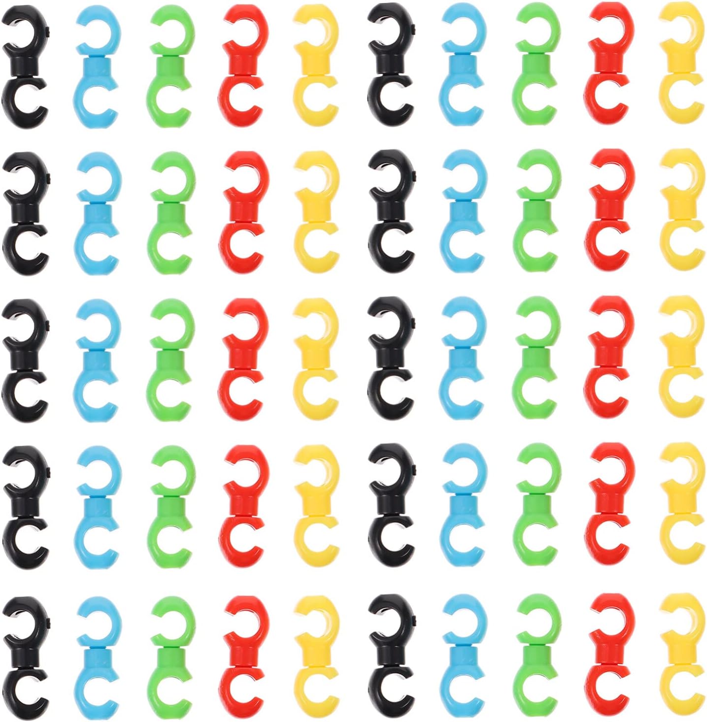 Amazon.com: COOLWHEEL 20Pcs Bike Cable Clips Hook, Bicycle Rotating S ...