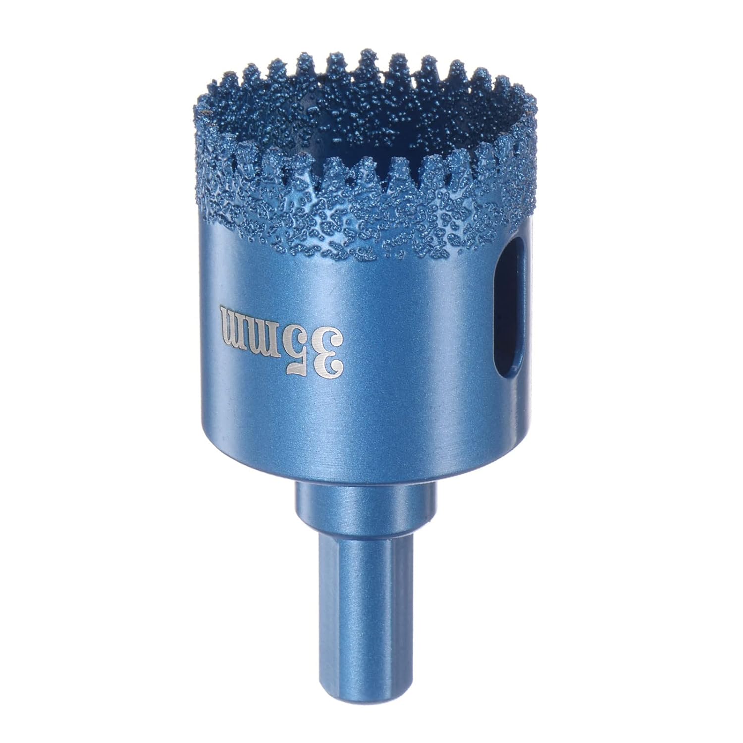 HARFINGTON Diamond Drill Bit 35mm Serrated Brazed Diamond Hole Saw for ...