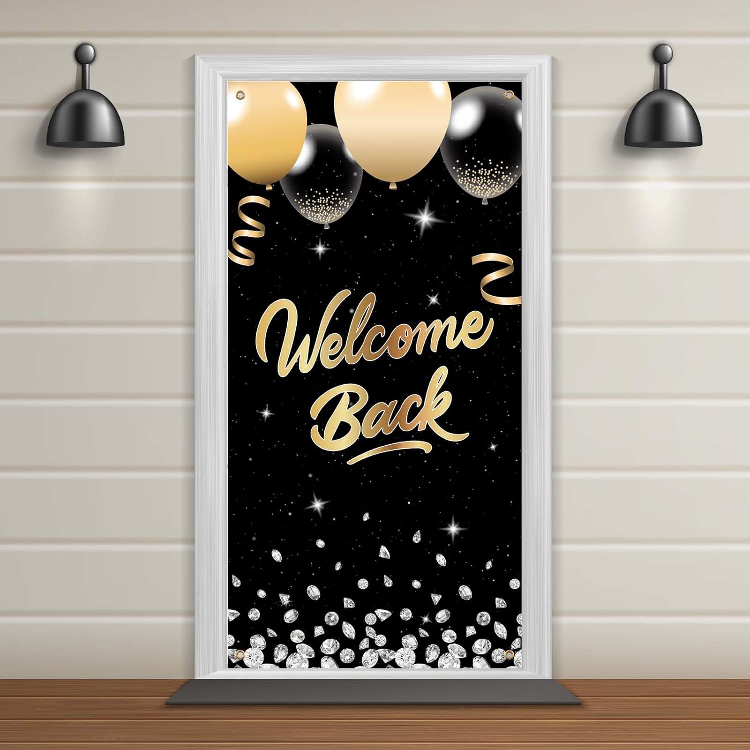 Amazon.com : Welcome Back Door Cover Banner Decoration, Welcome ...