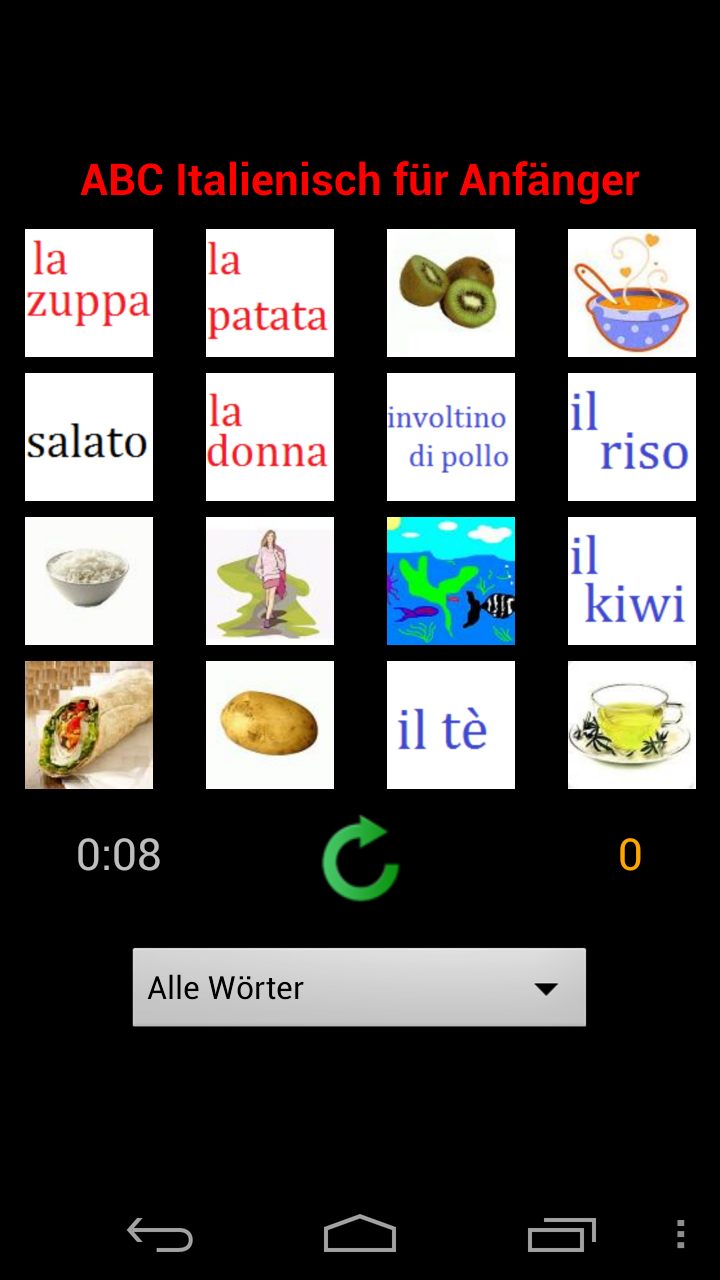 Aplicación ABC Italiano para Principiantes en Amazon Appstore