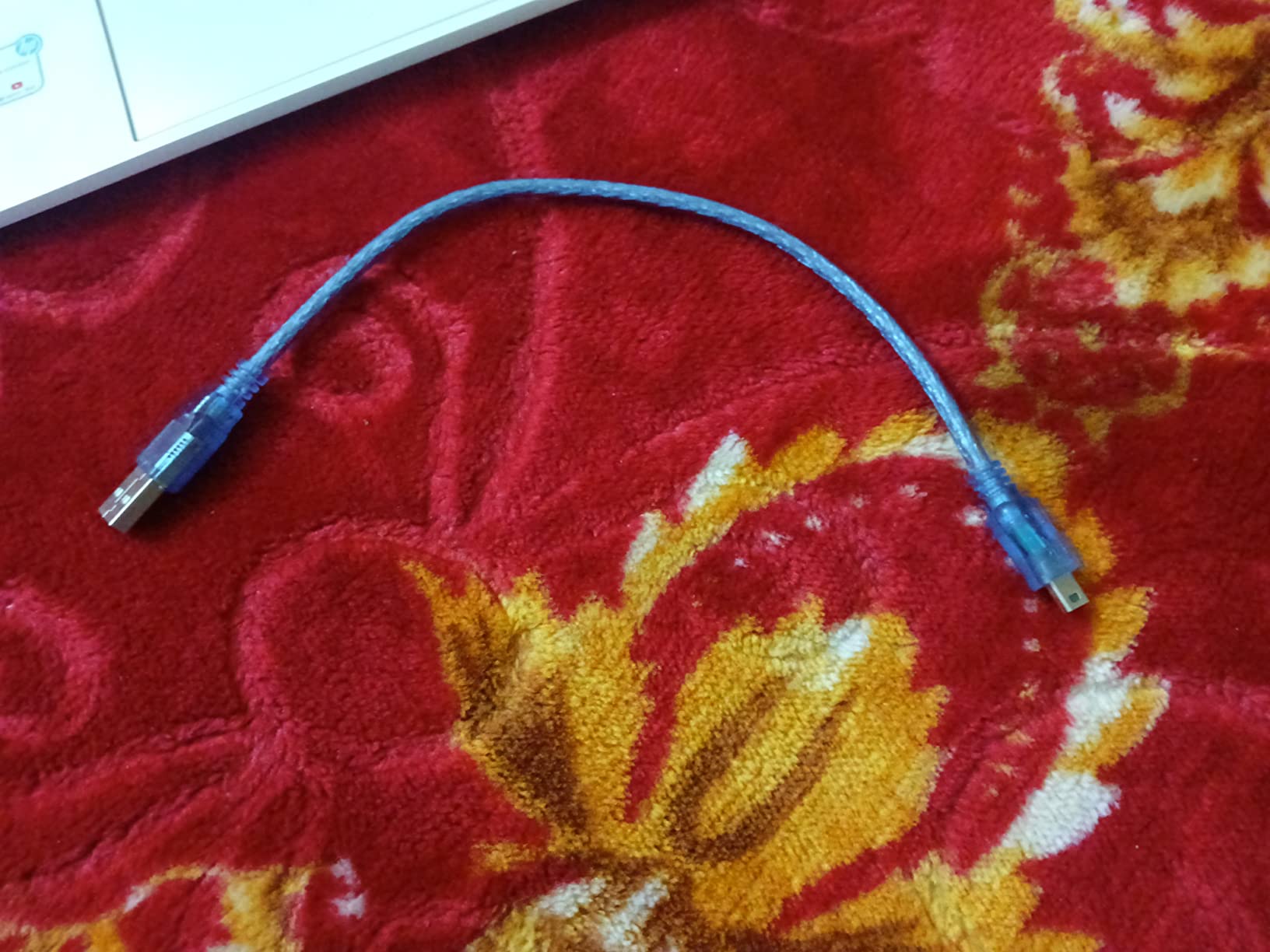 SRP Cable for Arduino Nano (USB 2.0 A to USB 2.0 Mini B) - Blue, 30cm ...