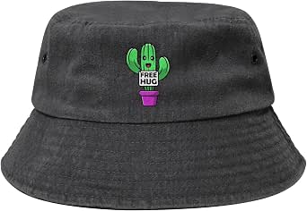 Lovely Cactus Bucket Hat for Women Men Outdoor Sun Hat Summer Beach ...