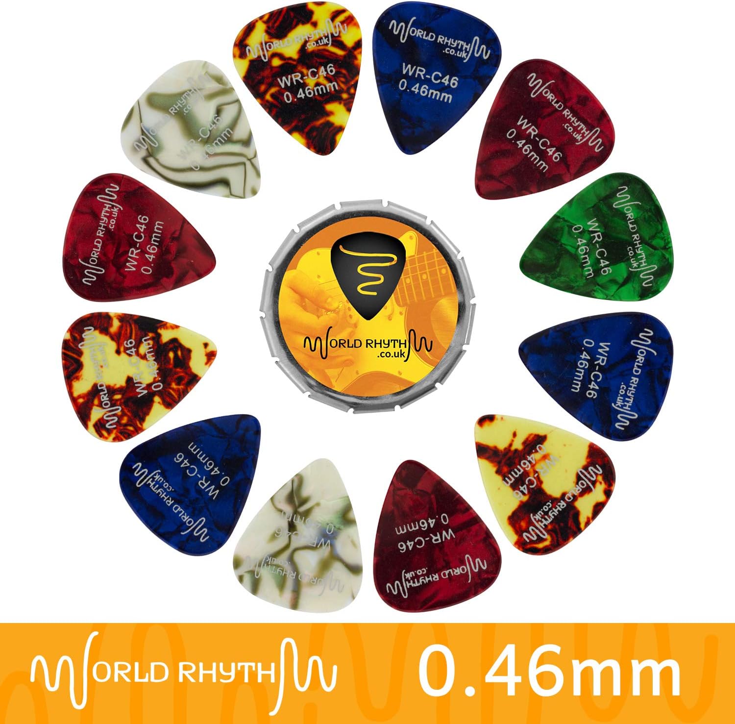 Fire Stone Plettro, Plectrum/Pick Nylon, Forma 351, Superfice "Relief ...
