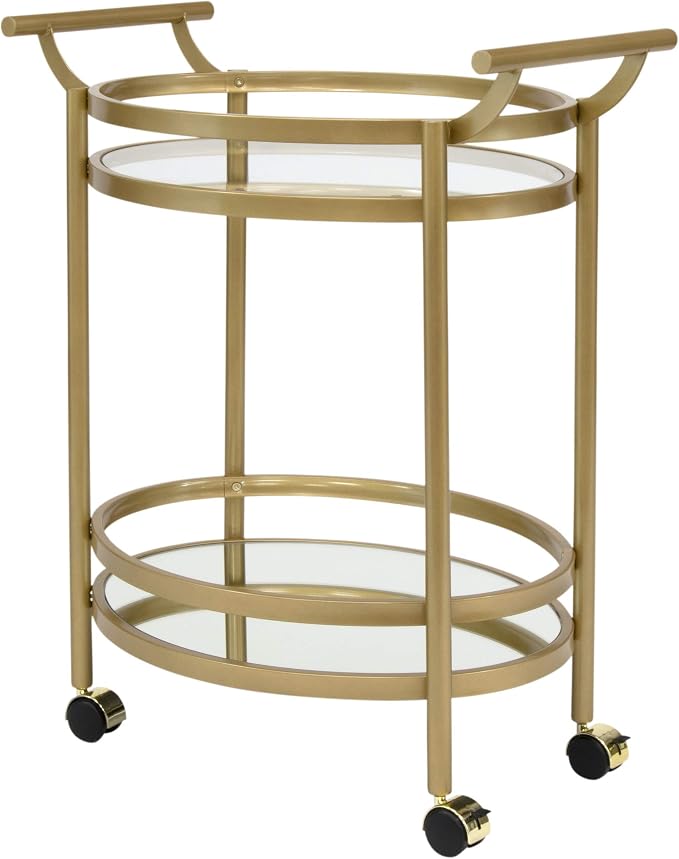 Amazon.com - Studio Designs Home Palazzo Modern 2-Tier Oval Metal ...